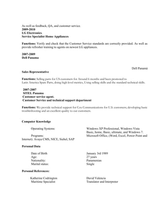 Deff English Resume 2.0 | DOC