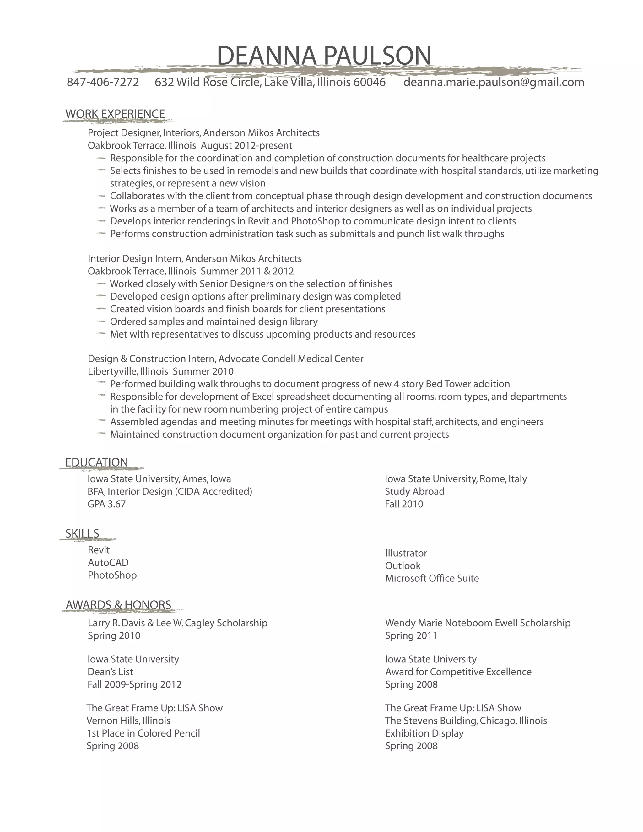 Deanna.Paulson.Resume | PDF