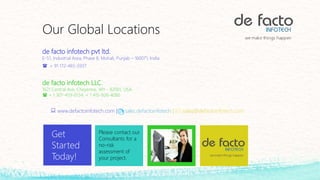 De facto infotech company profile | PPTX