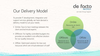 De facto infotech company profile | PPTX