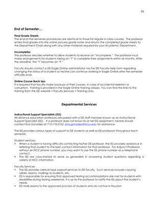 De faculty handbook_spring2014vs3 | PDF