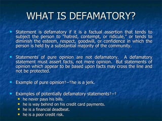 Defamation | PPT