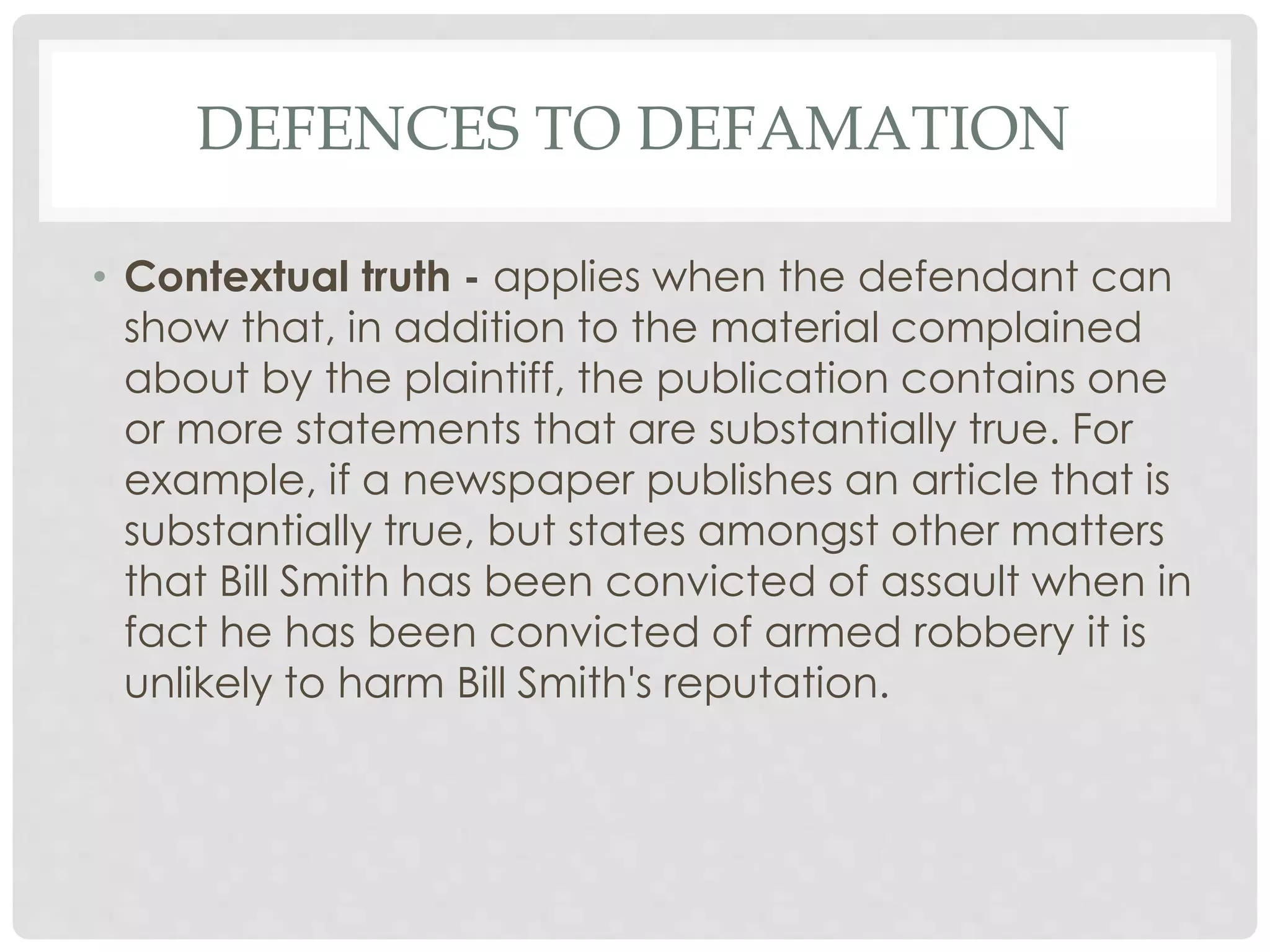 Defamation | PPTX | Law