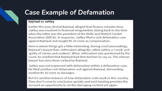Defamation | PPTX | Law