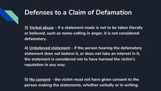 Defamation | PPTX
