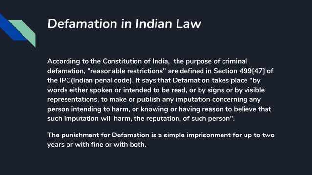 Defamation | PPTX | Law