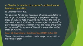 DEFAMATION I.pptx | Law