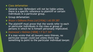 DEFAMATION I.pptx | Law