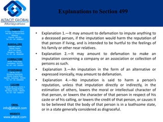 Defamation laws in India | PPTX