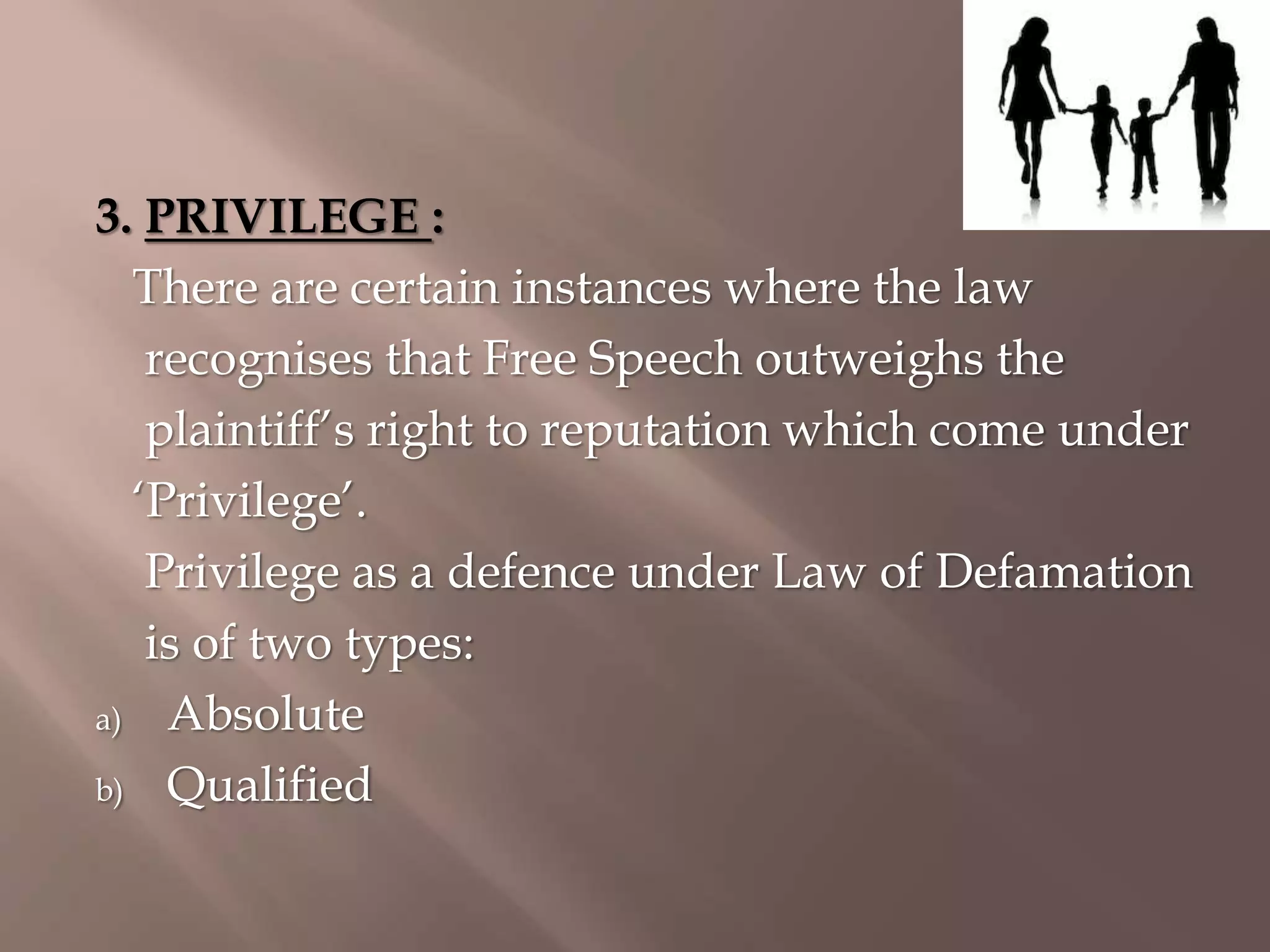 Defamation ppt | PPTX
