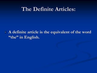 Def and indef 3 ppt | PPT