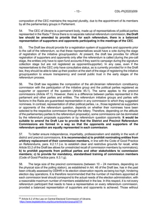 EUROPEAN COMMISSION FOR DEMOCRACY THROUGH LAW (VENICE COMMISSION) OSCE ...