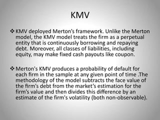 default forcasting systemic risk.ppt