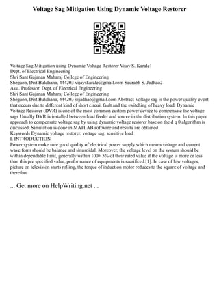 Default Format For Springer Conferences Template - S | PDF