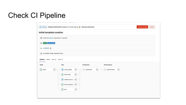 Default GitLab CI Pipeline - Auto DevOps | PPT