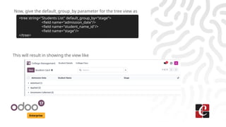 Default Group By Expand Option In Odoo 17 | PPTX