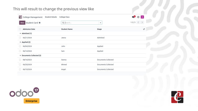 Default Group By Expand Option In Odoo 17 | PPTX | Technology & Computing