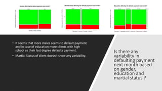 Default payment prediction system | PPT