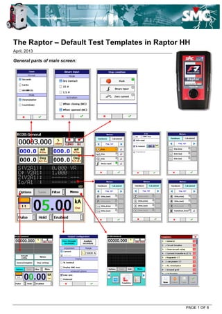 Default test templates raptor | PDF | Physics | Science