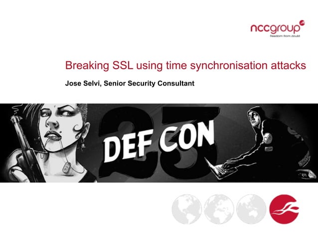 Breaking SSL using time synchronisation attacks | PPT