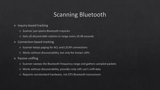 Detecting Bluetooth Surveillance Systems | PDF
