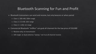 Detecting Bluetooth Surveillance Systems | PDF