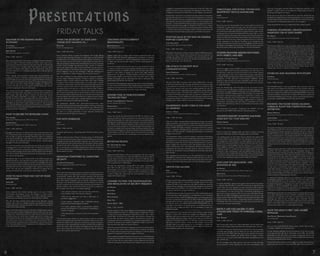 Defcon 23 - program | PDF