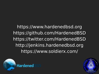 DEF CON 23 - Shawn webb - hardenedBSD internals | PPT