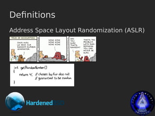 DEF CON 23 - Shawn webb - hardenedBSD internals | PPT