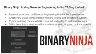 DEF CON 24 - Allan Cecil and DwangoAC - tasbot the perfectionist | PPT