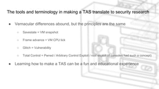 DEF CON 24 - Allan Cecil and DwangoAC - tasbot the perfectionist | PDF