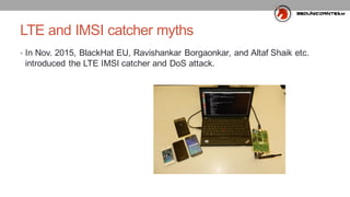 LTE Redirection attacks: Zhang Shan | PDF