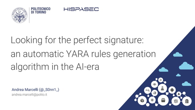 Looking for Perfect Signature : An Automatic YARA Rules Generation ...