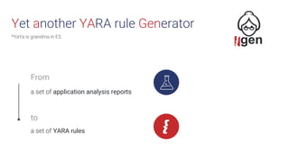 Looking for Perfect Signature : An Automatic YARA Rules Generation ...