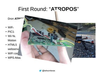 Project “The Interceptor”: Owning anti-drone systems with nanodrones | PPT