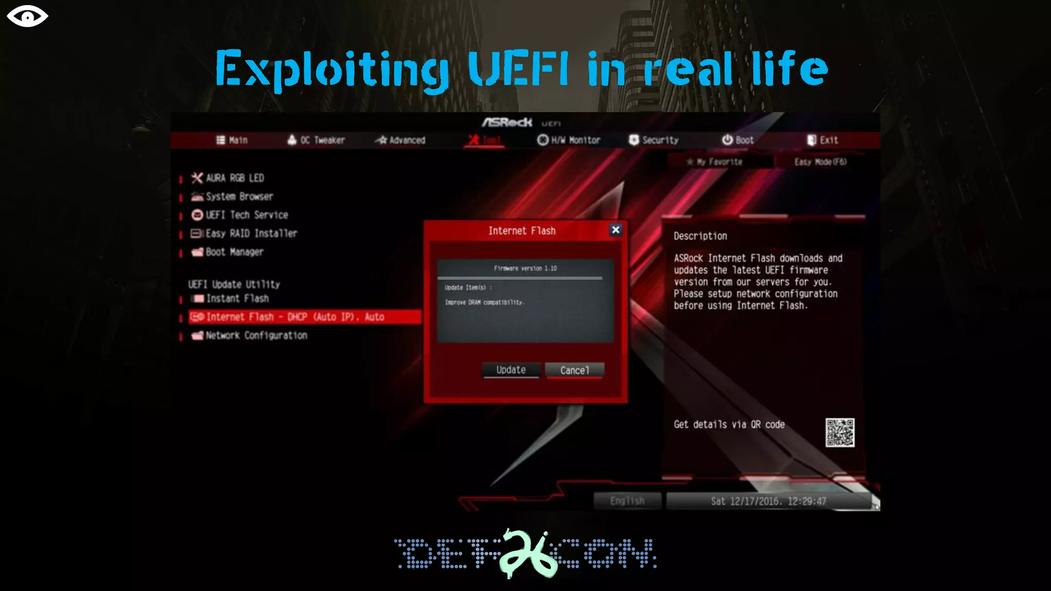 UEFI Exploitation For The Masses | PPT