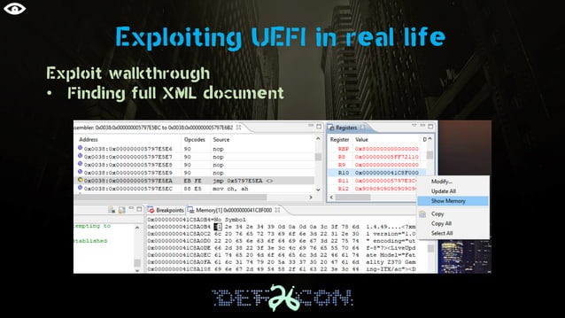 UEFI Exploitation For The Masses | PPT