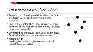 An Attacker Looks at Docker: Approaching Multi-Container Applications | PPT