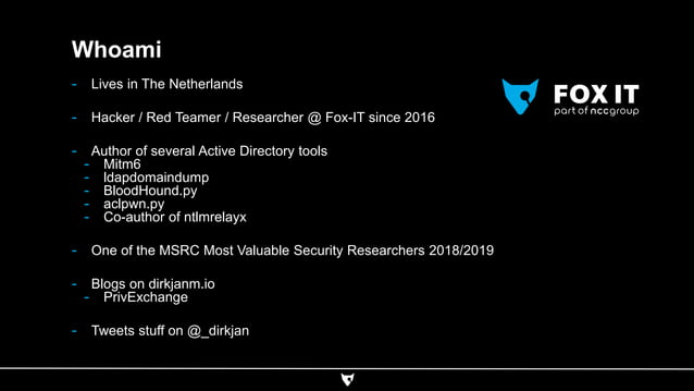 Def Con 27 Dirk Jan Mollema Im In Your Cloud Pwning Your Azure Environment Pdf