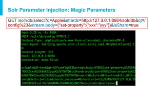 DEF CON 27 - MICHAEL STEPANKIN - apache solr injection | PPT