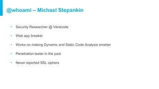 DEF CON 27 - MICHAEL STEPANKIN - apache solr injection | PPT