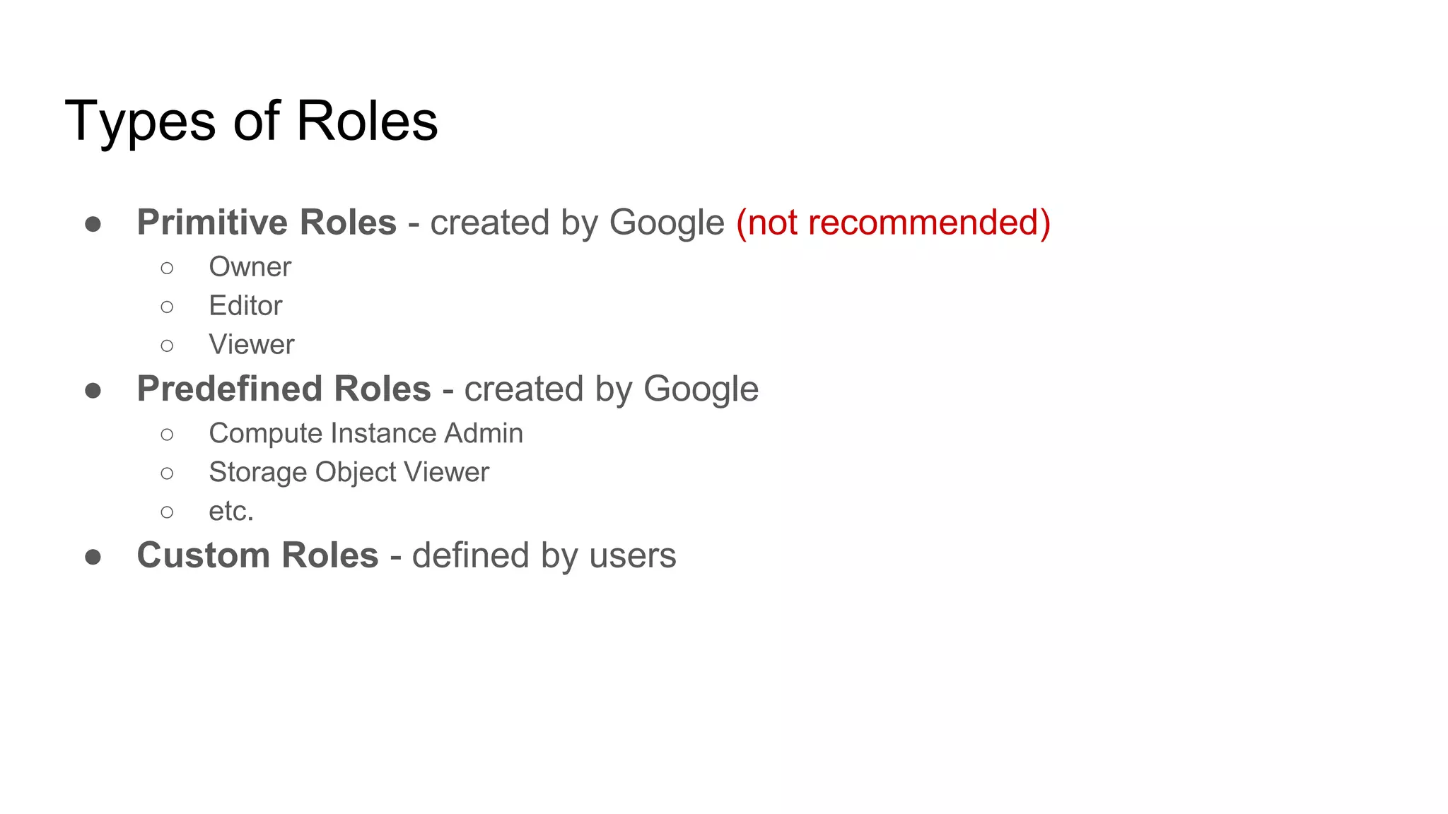 Exploiting IAM in GCP | PPT | Free Download