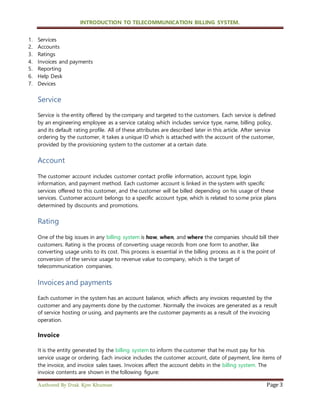 Billing System | PDF