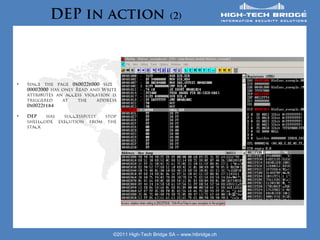 Defeating Data Execution Prevention and ASLR in Windows | PPT