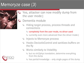 Defeating Windows memory forensics | PDF