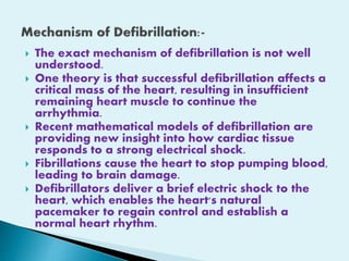 Defebrilation | PPTX