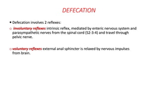 Defecation..( the guyton and hall physiology) | PPTX