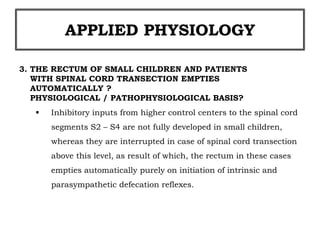 Defecation reflex | PPTX