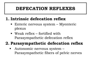 Defecation reflex | PPTX