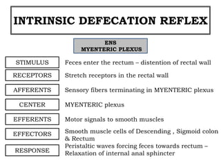 Defecation reflex | PPTX